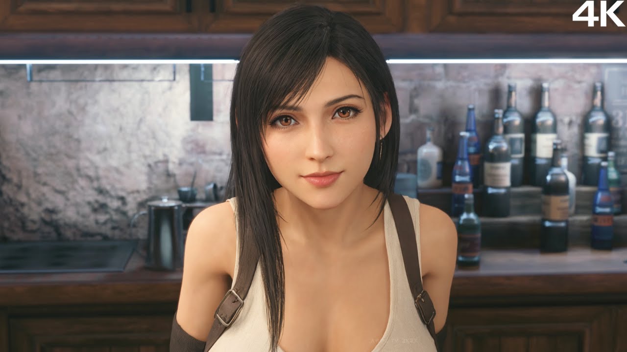 FF7R High Poly Tifa - YouTube