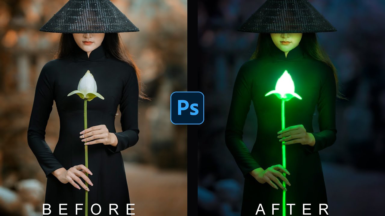 Glow Effect - Easy Photoshop Tutorial | Glowing Effect - YouTube