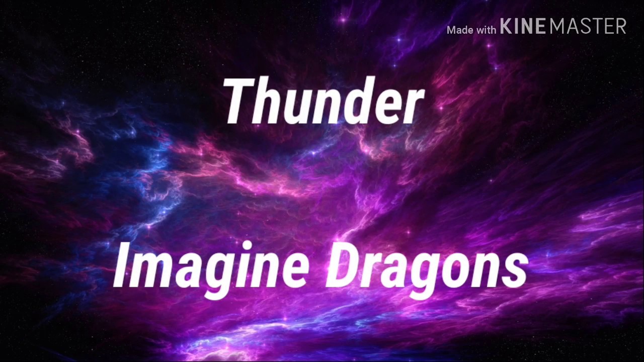 Thunder Imagine Dragons (lyrics video) - YouTube