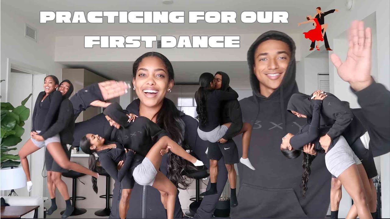 FIRST DANCE PRACTICE// We Try First Dance Lifts - YouTube