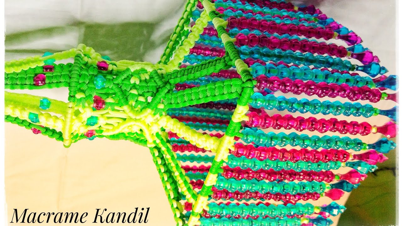Macrame Kandil Full Tutorial || Macrame Jhumar Diwali Special 🍂 - YouTube