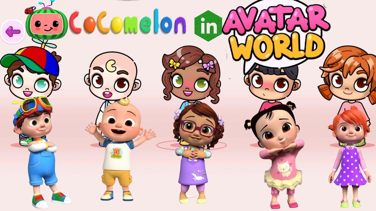 How To Make Cocomelon Characters 🐹🤡💞 in Avatar World #avatarworld # ...