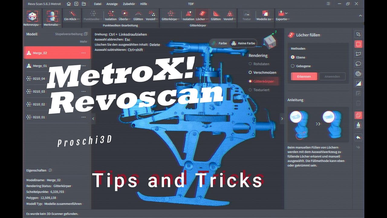 MetroX Revoscan tips and tricks - YouTube