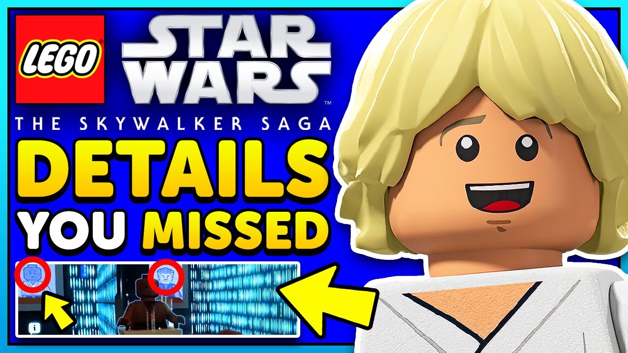 NEW details YOU missed! LEGO Star Wars The Skywalker Saga Gameplay ...
