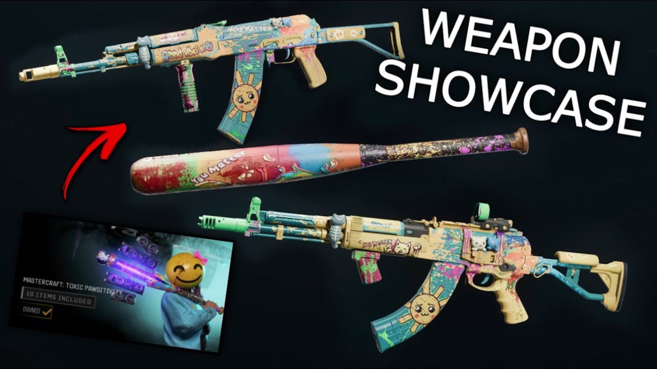 TRACER PACK: TOXIC PAWSITIVITY MASTERCRAFT BUNDLE - WEAPON SHOWCASE ...