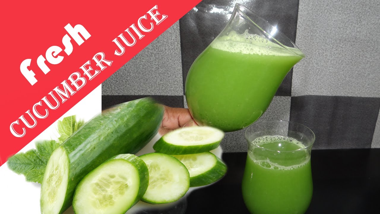 Refreshing Cucumber Juice How To Make Fresh Cucumber Juice Youtube