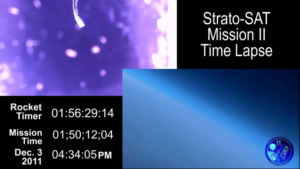 Strato-SAT: Near Space Rocket Launch Platform - time lapse - YouTube