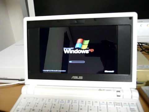 ASUS Eee PC WinXP bootup - YouTube