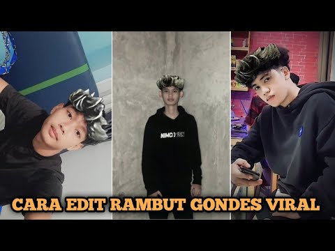 CARA EDIT FILTER RAMBUT GONDES || MENGEDIT EFEK RAMBUT GONDES - YouTube