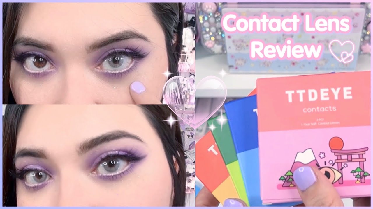 TTDEYE Contact Lens Review - Polar Lights Series - YouTube
