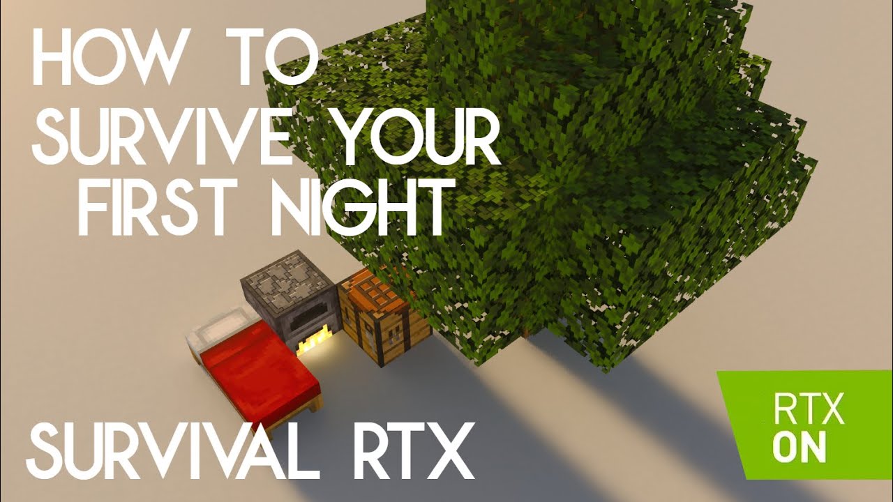 MINECRAFT RTX HAS LAUNCHED!!! HOW TO SURVIVE YOUR FIRST NIGHT IN RTX ...