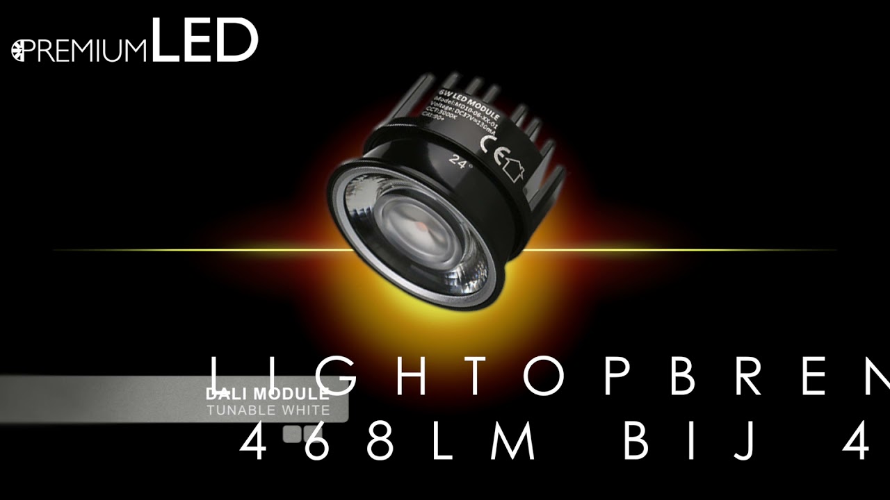 PREMIUMLED TUNABLE WHITE DALI MODULE - YouTube