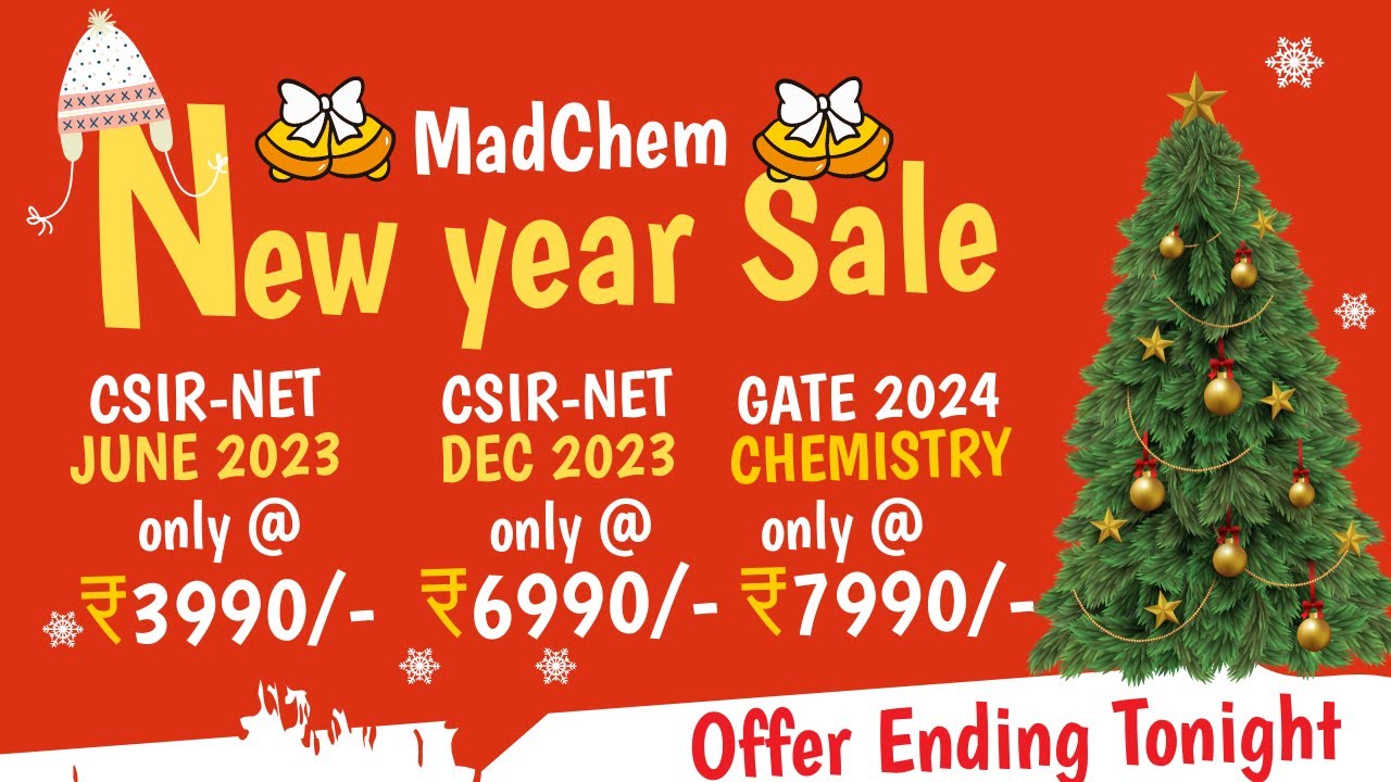 MadChem Classes New Year Sale 2023 | Happy New Year 2023 | NET GATE JAM Chemistry Courses Fee ...