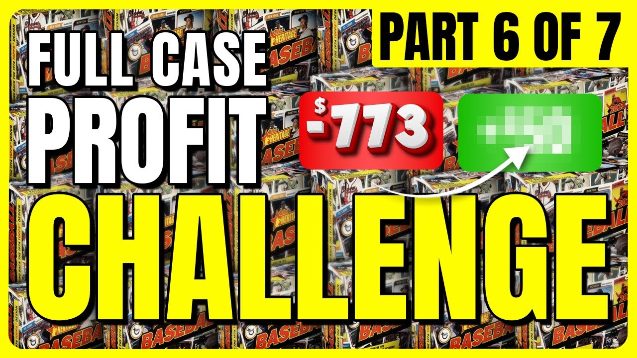 HOW GREEN CAN WE GO?!?🚨FULL CASE PROFIT CHALLENGE 🚨 6 OF 7 - 2023 TOPPS ...