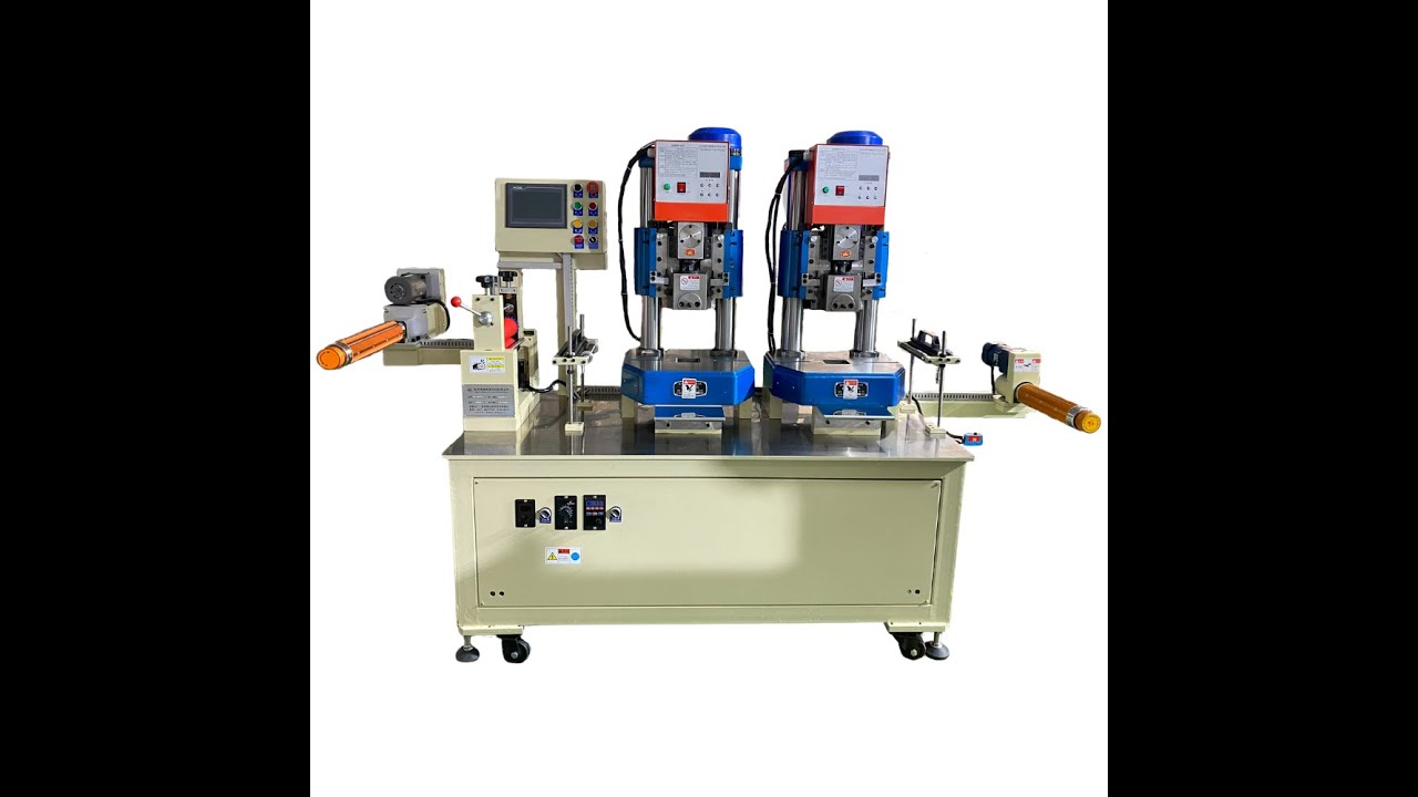 Sensor Unwinding Punching Stamping Press Motor Rewind Machine Dualhead ...