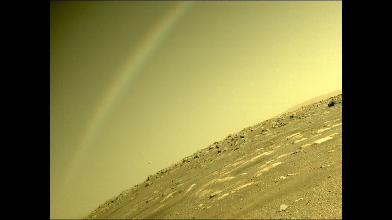 Rainbow on Mars / Machinery Scattered About ~ 4/7/2023 - YouTube