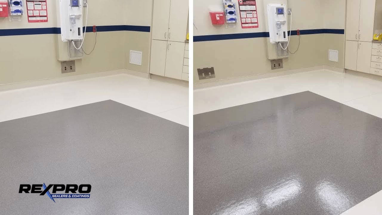 How To Seal Vinyl Floors RexPro s V Shield YouTube