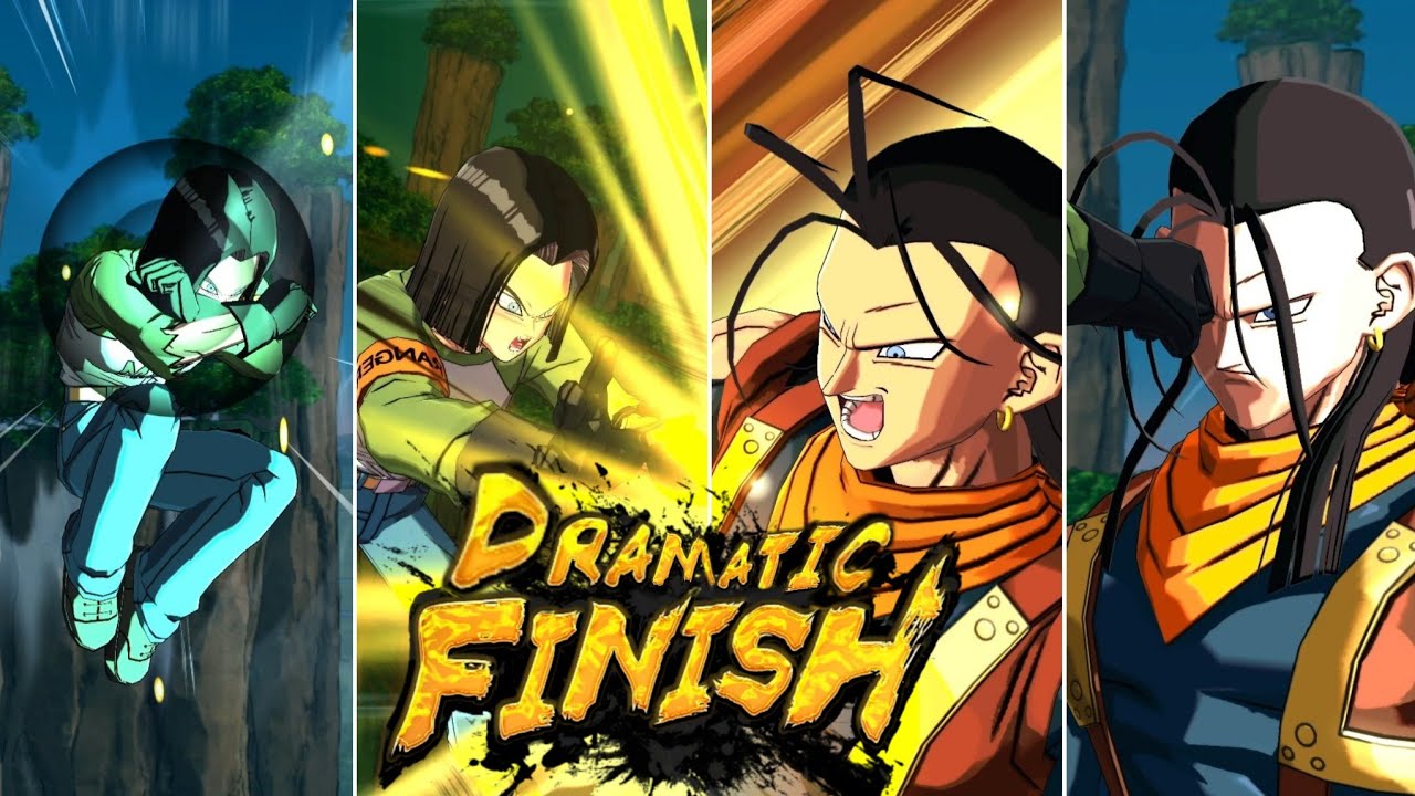 New Dramatic Finish Animation of MVP 17 vs Super 17!!-Dragon Ball ...