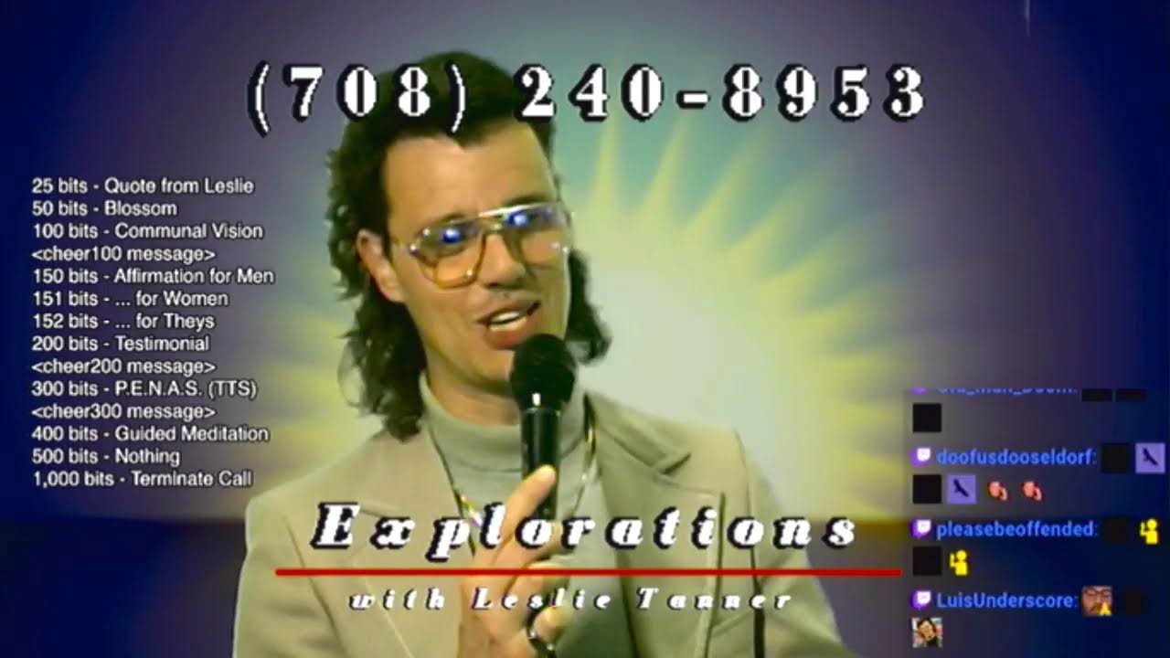 Explorations with Leslie Tanner - "I'm Leslie Tanner, AMA." - !theme ...