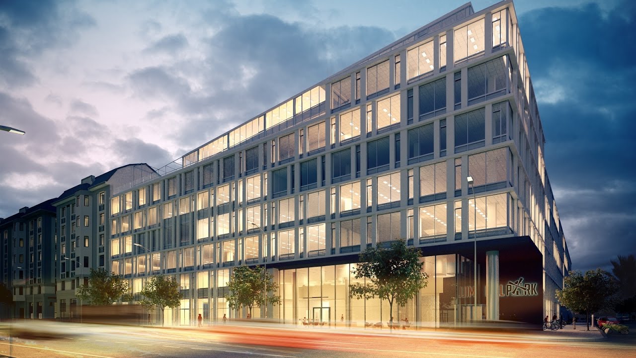 Mill Park Skanska office building Budapest - YouTube