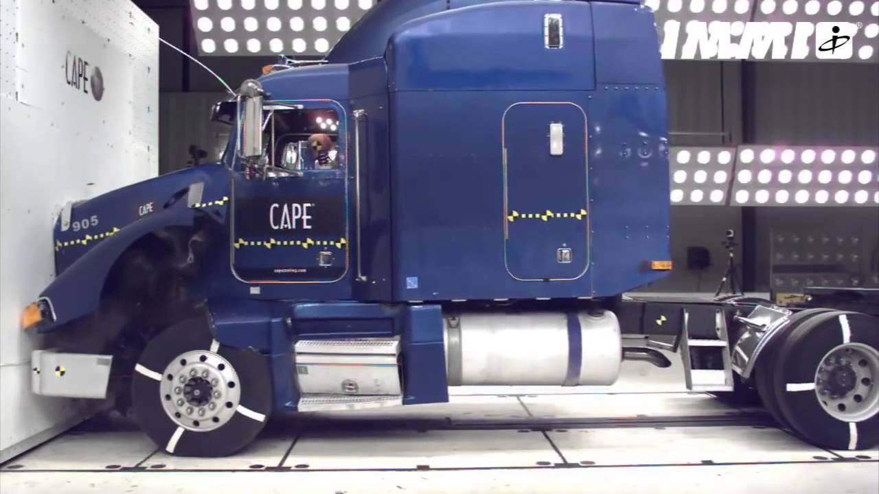 IMMI Semi Truck Crash Test - YouTube