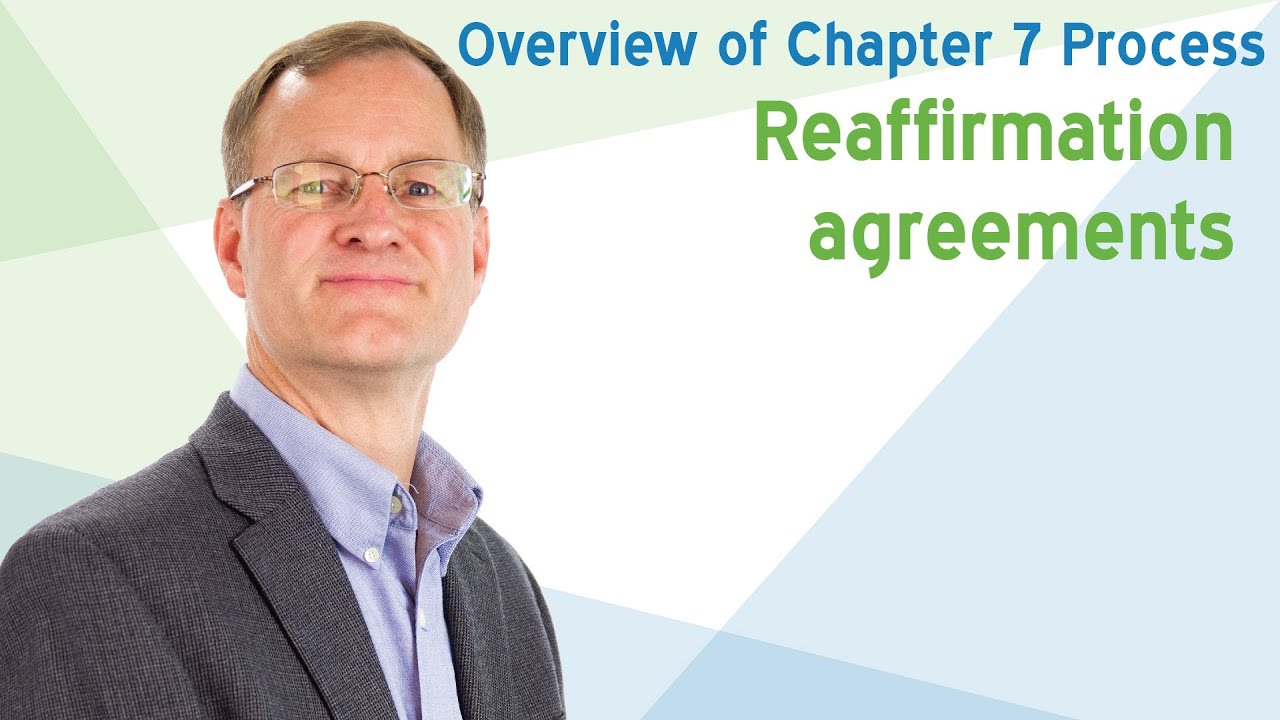 Reaffirmation agreements - YouTube