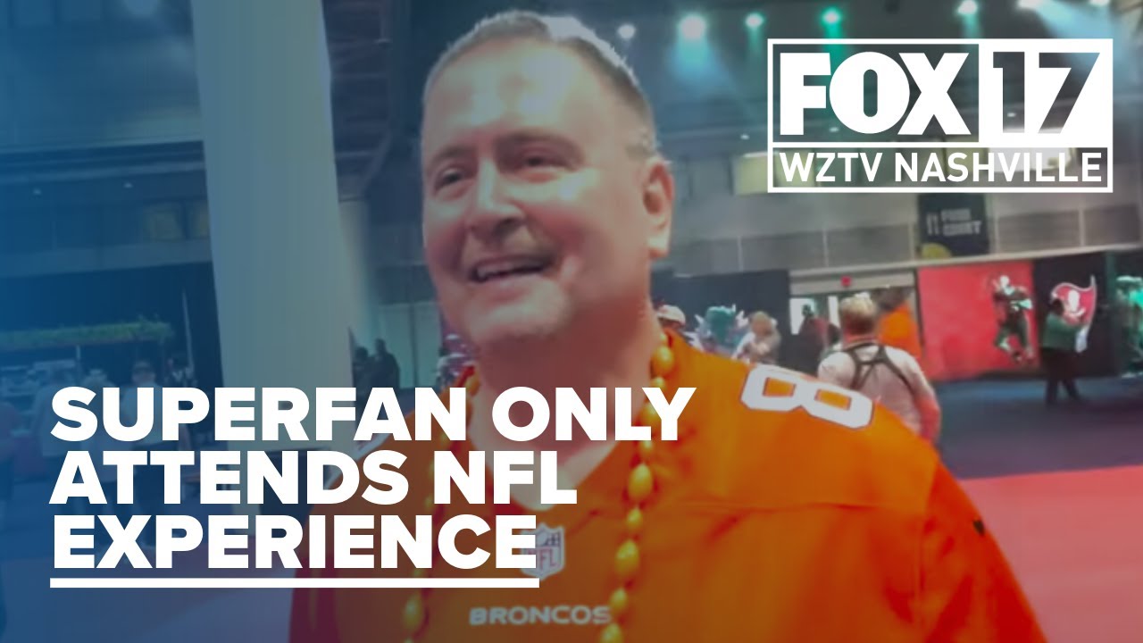 This superfan of the Denver Broncos only goes to the NFL Fan Experience ...