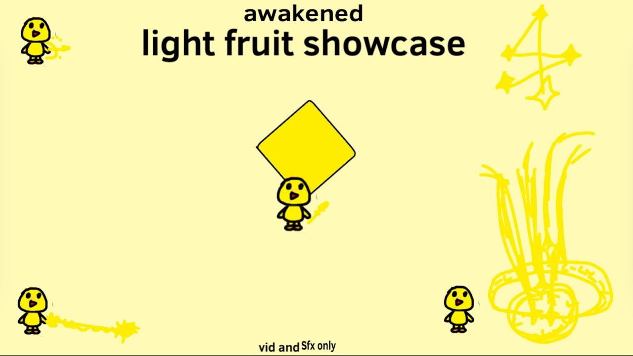 Awk Light fruit showcase #bloxfruits #sound - YouTube