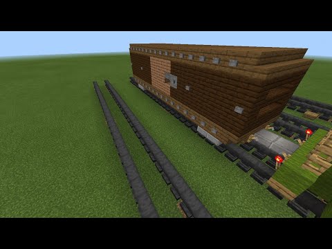 How to build box car ride in Minecraft PE - YouTube