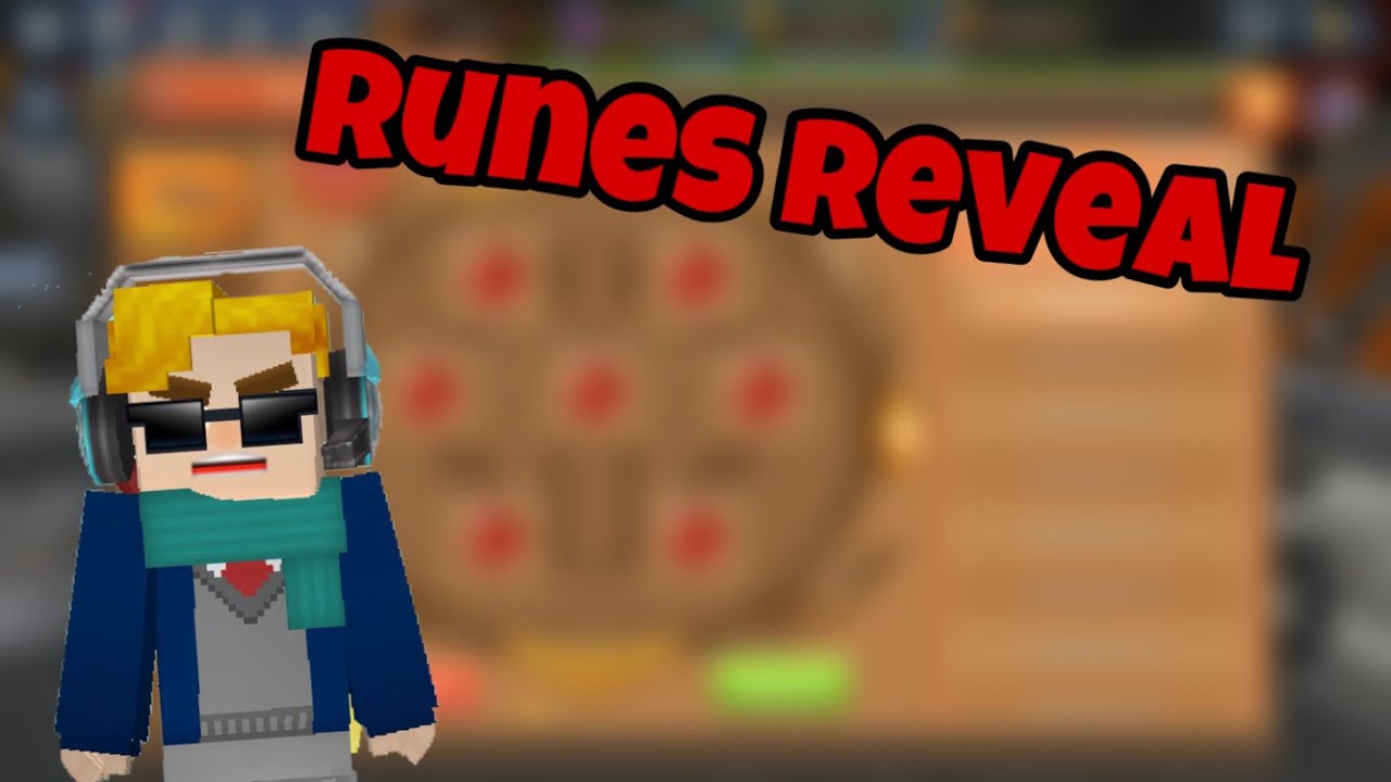Blockman Go Runes Reveal!! 😱😳 (Blockman Go Bedwars) - YouTube