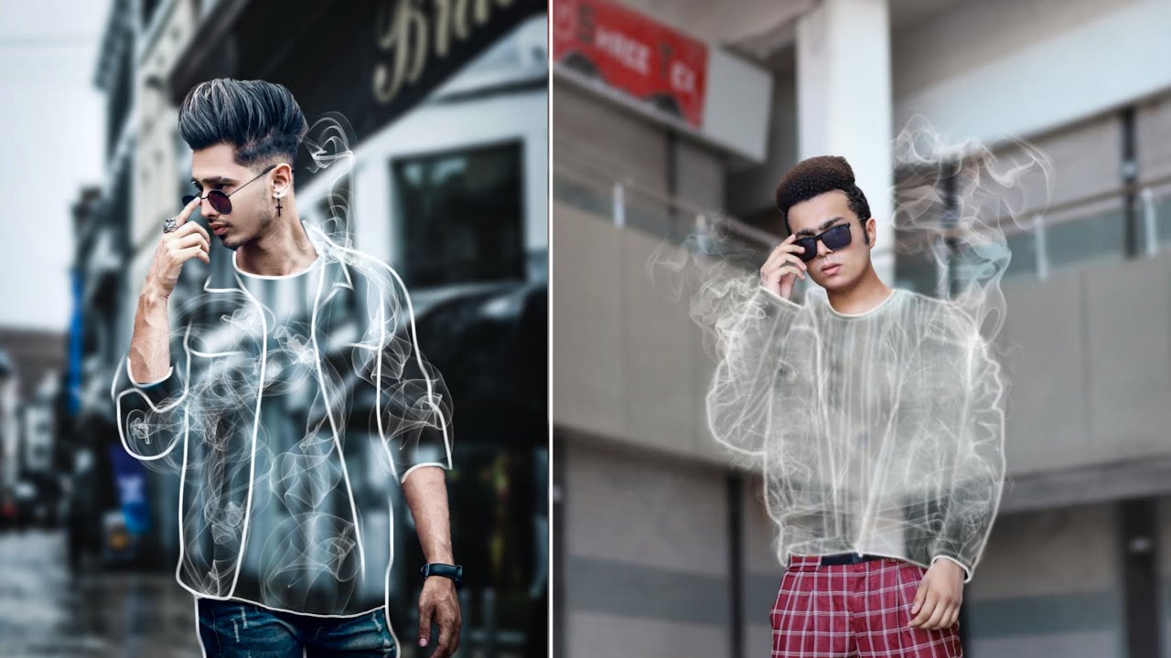Invisible smoke photo editing tutorial - smoke photo editing ...