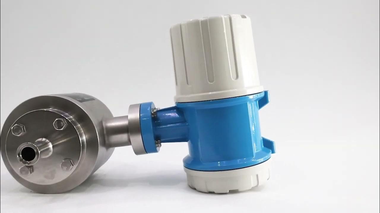 Sanitary Magnetic Flowmeter 4-20mA RS485 PTFE Lining Milk Beer Water Electromagnetic Flow Meter ...