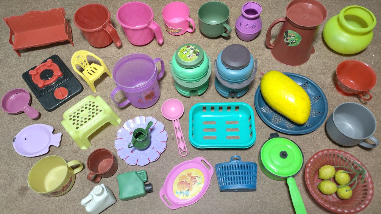 4 Minutes Satisfying Unboxing Kitchen Cooking Set Collection Asmr ...