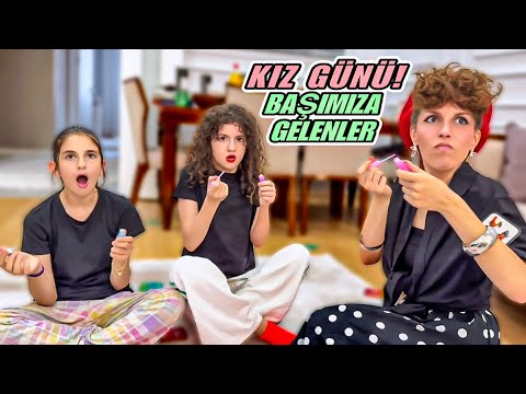 ESMANUR VE ELİF İLE KIZ GÜNÜ YAPTIK! BAŞIMIZA NELER GELDİ | Esmanur ve Sara