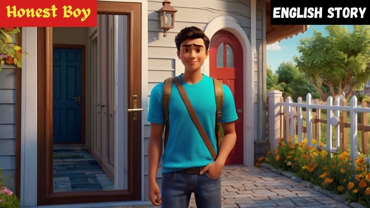Animated cartoon story for kids | honest boy story in English |Story ...