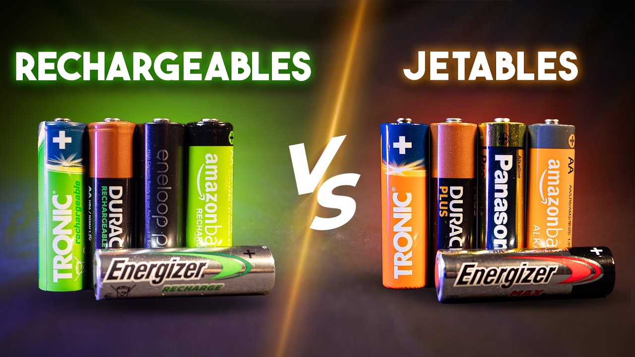 Les piles RECHARGEABLES sont-elles vraiment ÉCONOMIQUES ? - YouTube