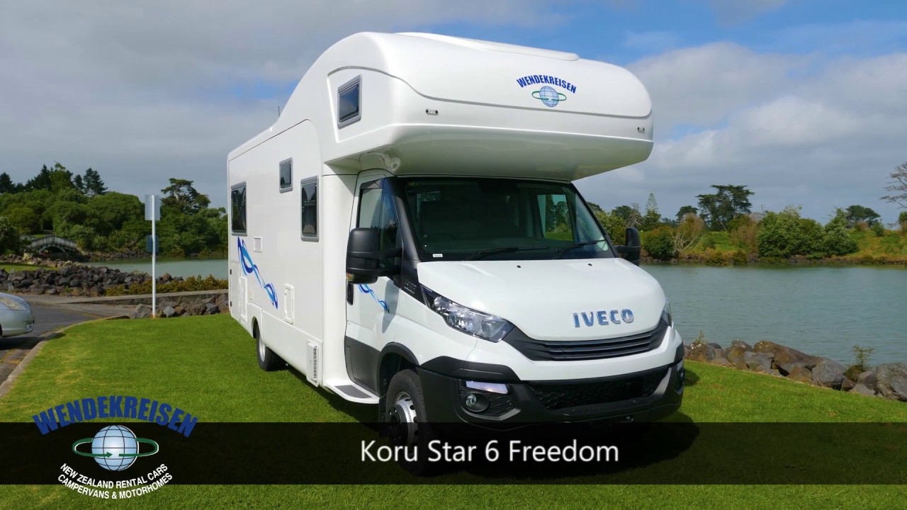 Wendekreisen 6 Berth Motorhome New Zealand - YouTube