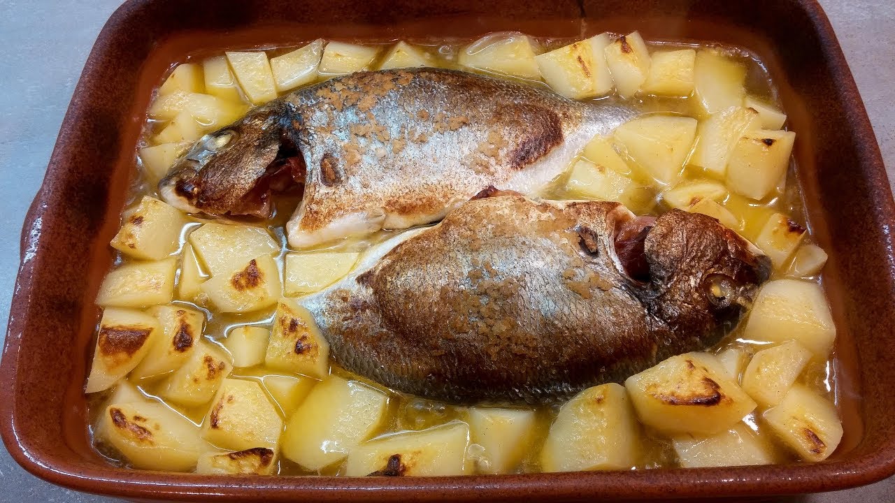 Receita de dourada assada no forno com presunto e pimento by ...