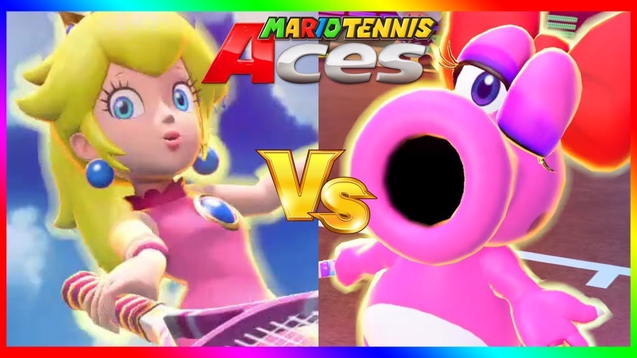 Mario Tennis Aces - Peach vs Birdo - YouTube