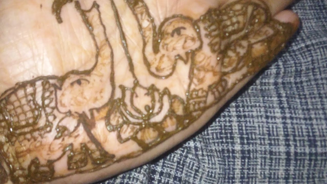 basic elephant mehandi design# business special Hina# easy stylish ...