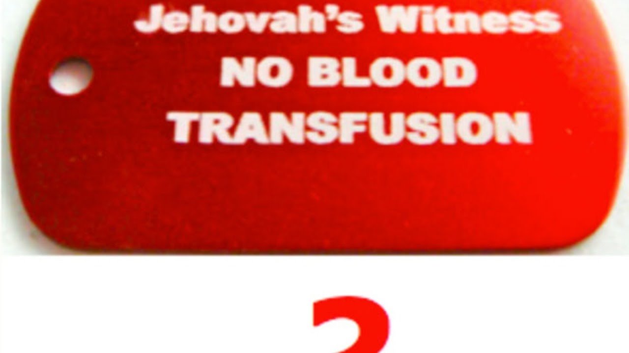 Answering Jehovah's Witnesses Objections. BLOOD TRANSFUSIONS. - YouTube