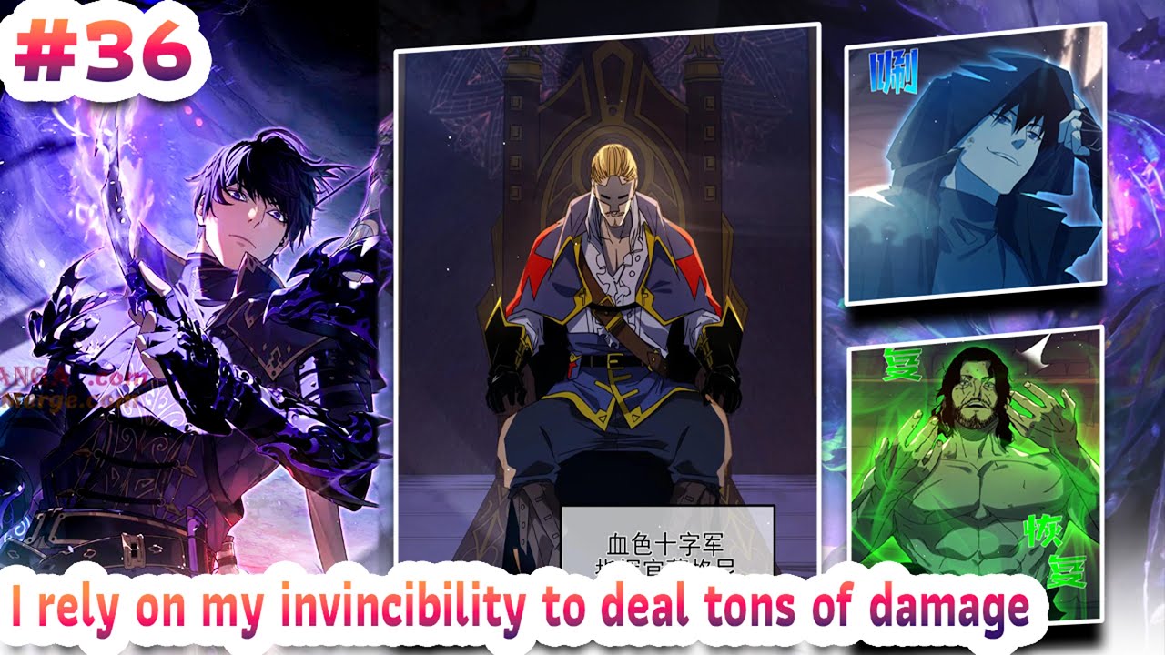 manhwa recap 👉🎬 I rely on my invincibility to deal tons of damage ...