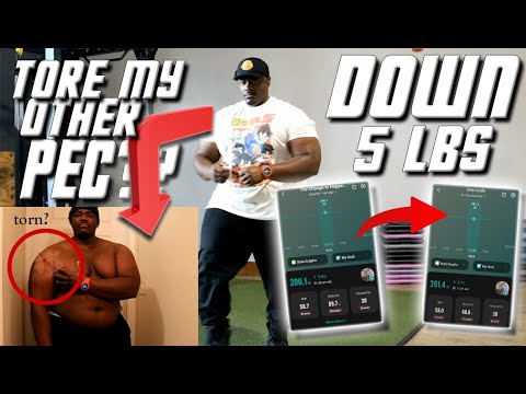 I TORE MY RIGHT PEC MUSCLE | Down 5LBS | The Come Down | Weight Loss ...
