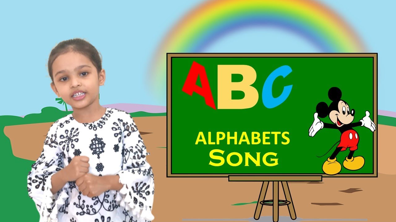 The Alphabet Action Song for Kids| ABC Phonics Action Rhyme| action ...