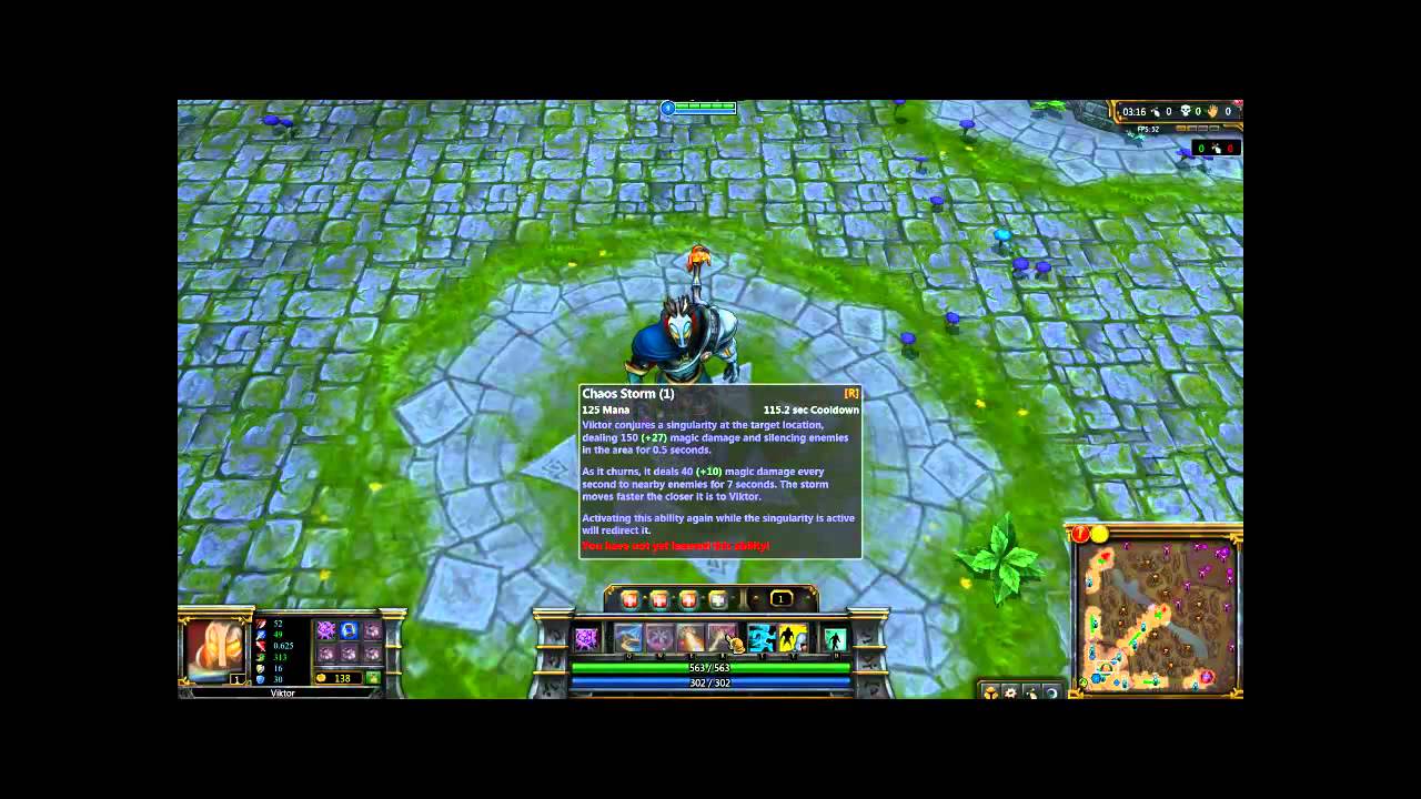 League of Legends (LoL): Viktor, The Machine Herald Champion Gameplay ...