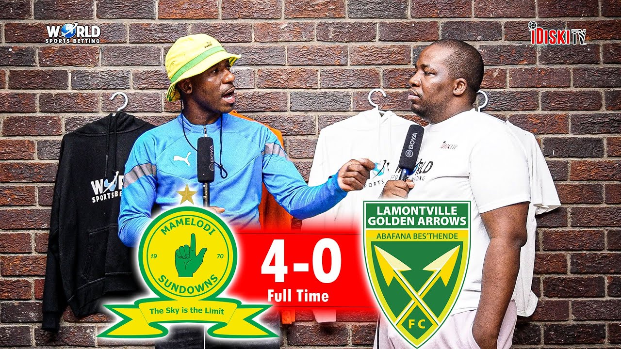 Arrows Parked The Bus, Didnt Work | Mamelodi Sundowns 4-0 Golden Arrows ...