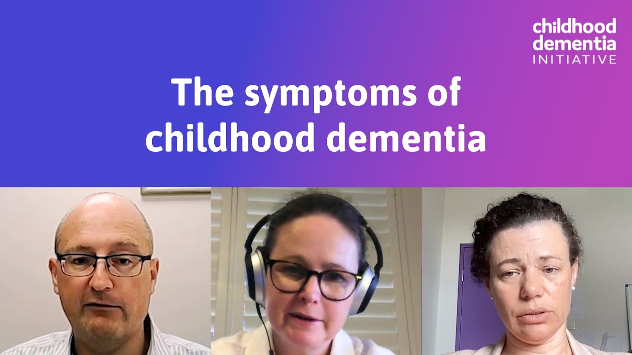 The symptoms of childhood dementia - YouTube