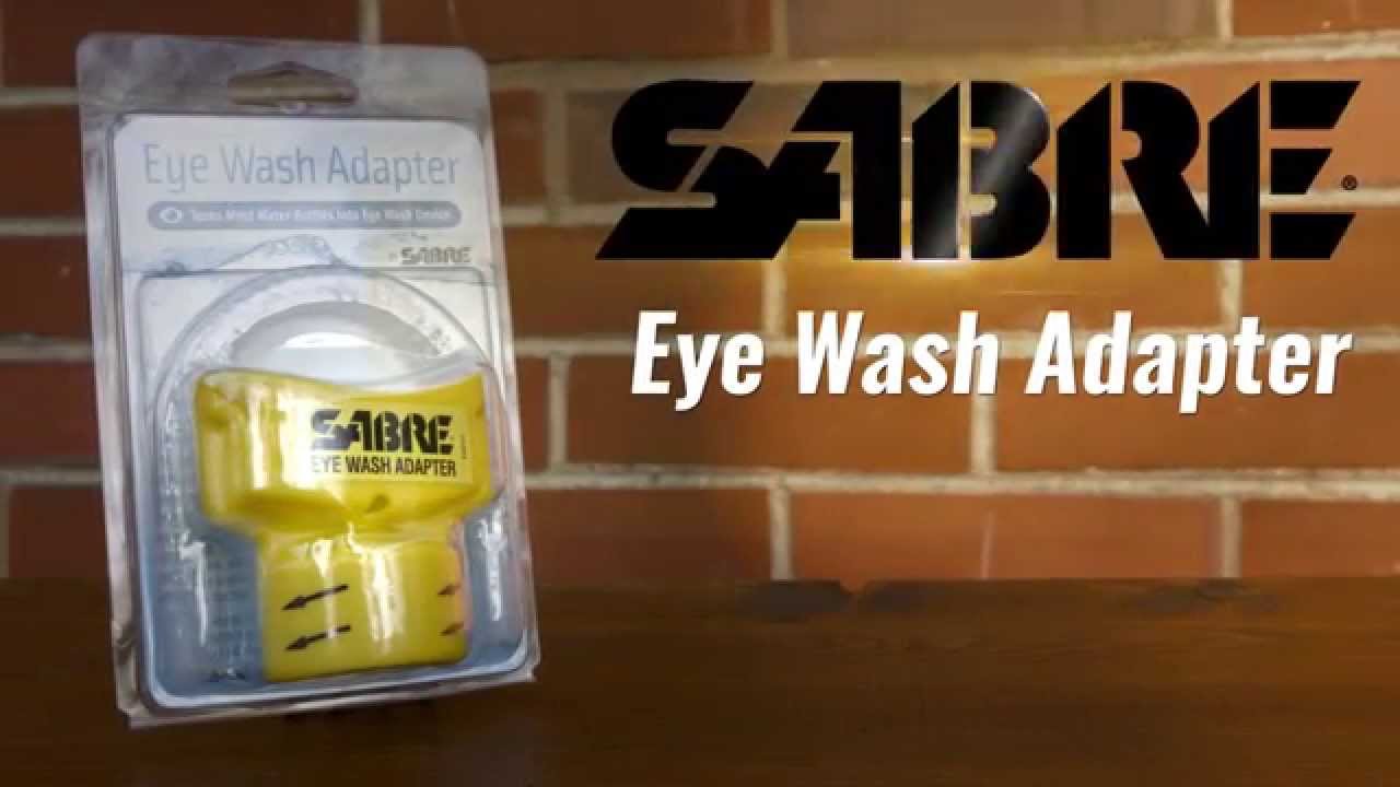 SABRE Eye Wash Adapter - YouTube