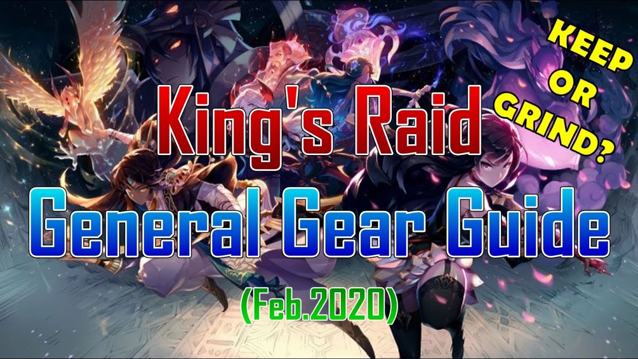 King's Raid - Equipment Sorting Guide (Feb.2020) - YouTube