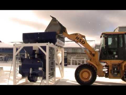 MOBIL-20 Concrete Mixing Plant - ZZBO - YouTube
